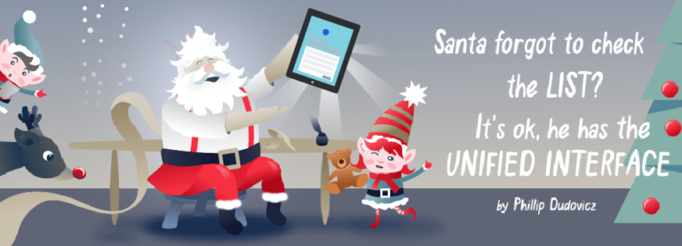 Santa forgot to check the list? It's ok, he has the Unified Interface ...